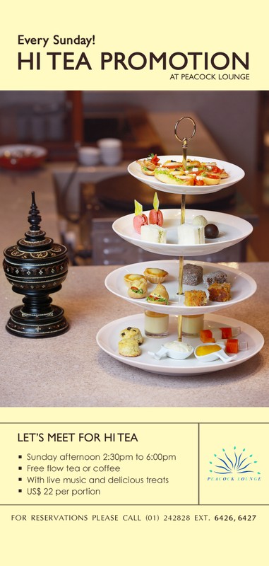 HI TEA PROMOTION @ SULE SHANGRI-LA, YANGON - MYANMORE