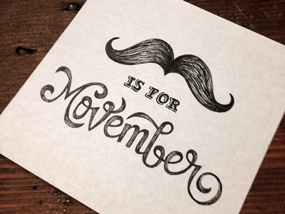 NOVEMBER IS MOVEMBER MONTH - MYANMORE