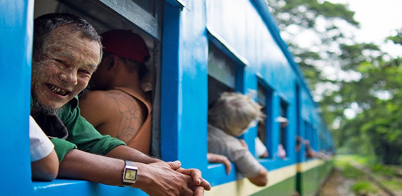 SEARCHING FOR THEROUX ON THE MANDALAY EXPRESS