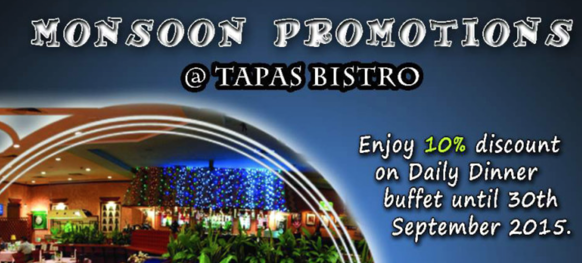 Monsoon Promotions! @ Micasa Hotel - MYANMORE