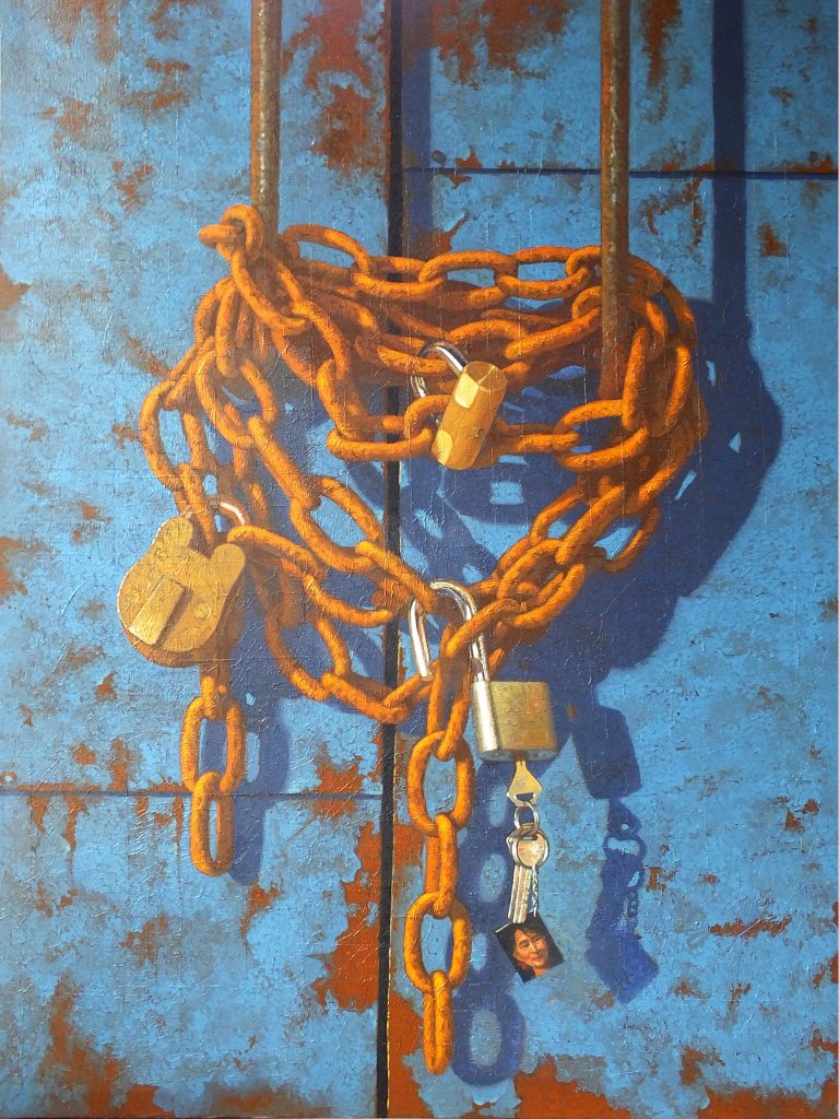 The Artist With The Locks - MYANMORE