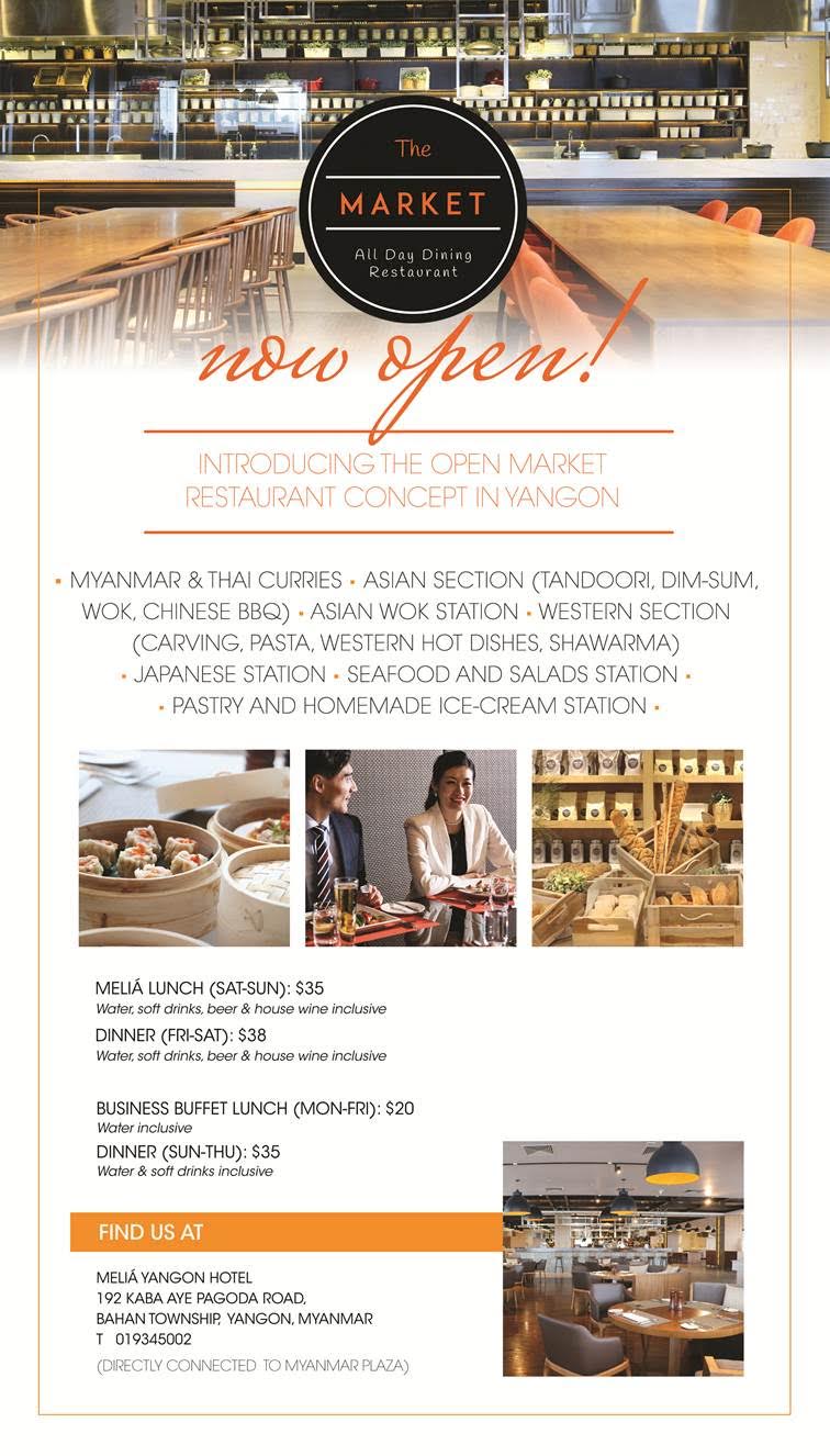 The Market, Melia Hotel's New Restaurant - MYANMORE