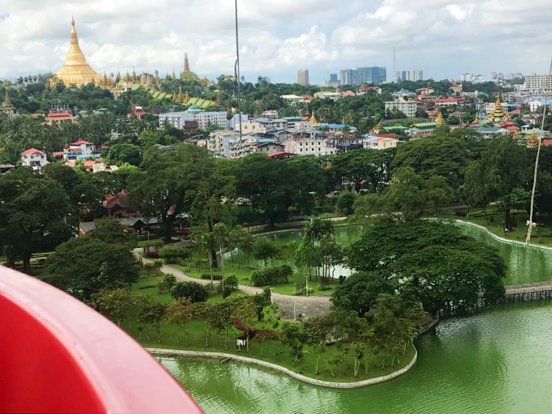 Flying Over Yangon : Yangon from Bird's Eye View - MYANMORE