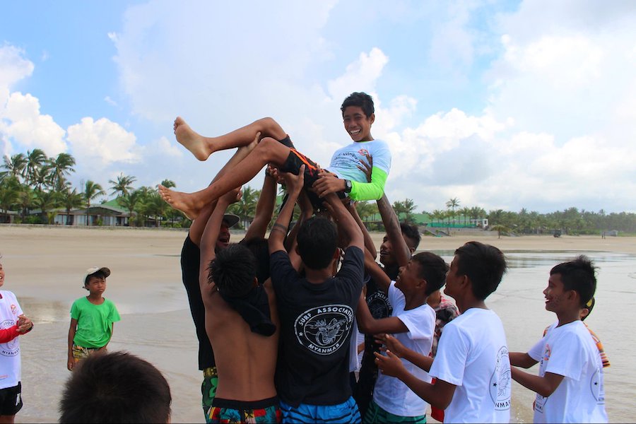 Wave Riders: A milestone in the history of Myanmar surfing - MYANMORE