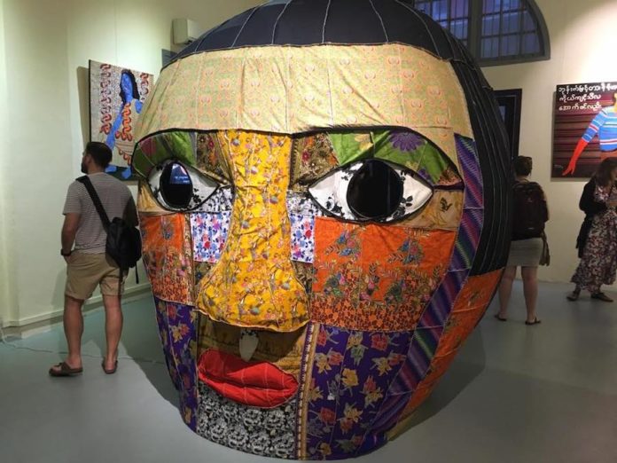 Htein Lin solo exhibition: Skirting the issue - MYANMORE