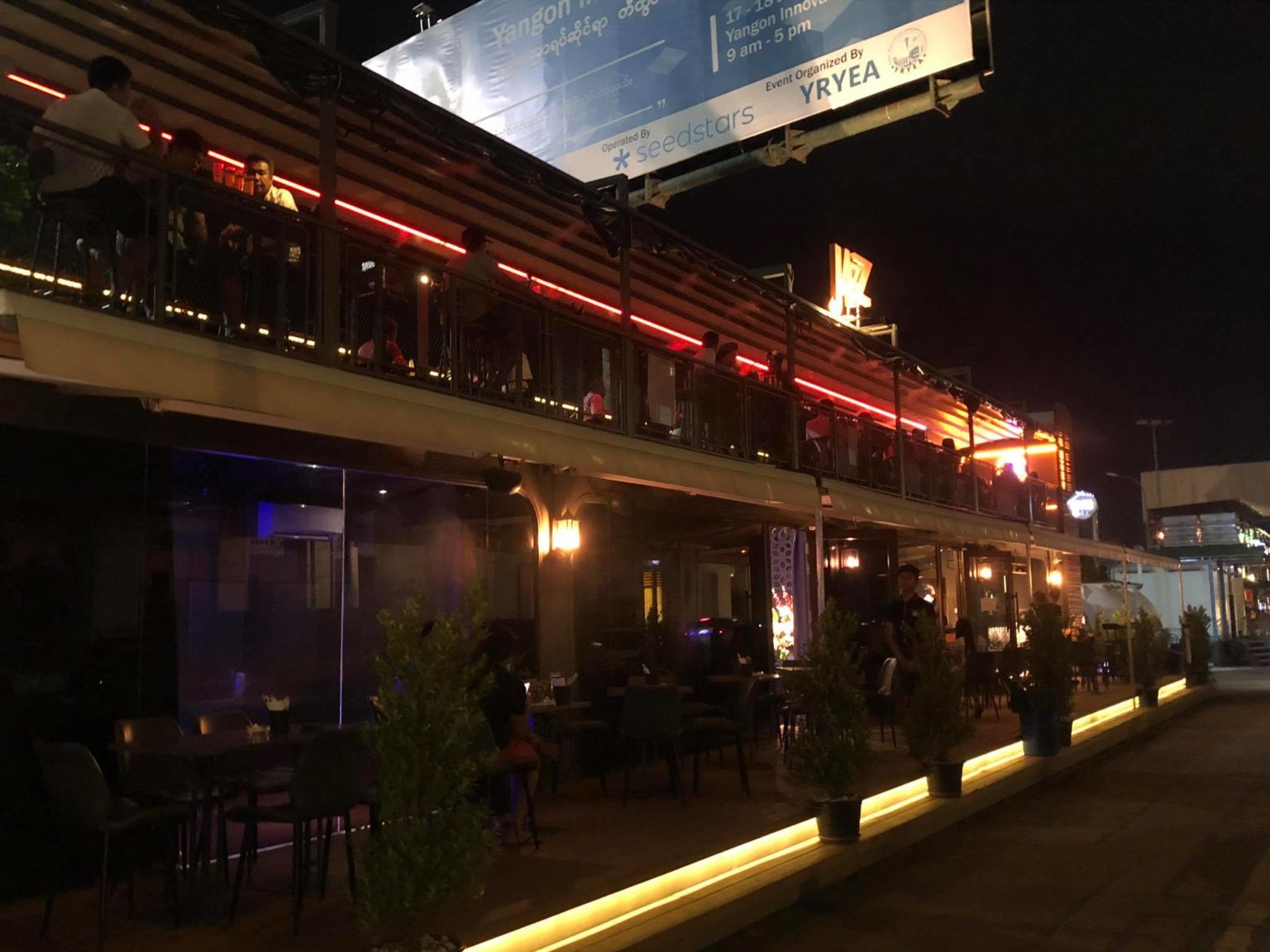 JAZZ CAFÉ & BAR: Drinking and Dining at the Yangon Night Market - MYANMORE