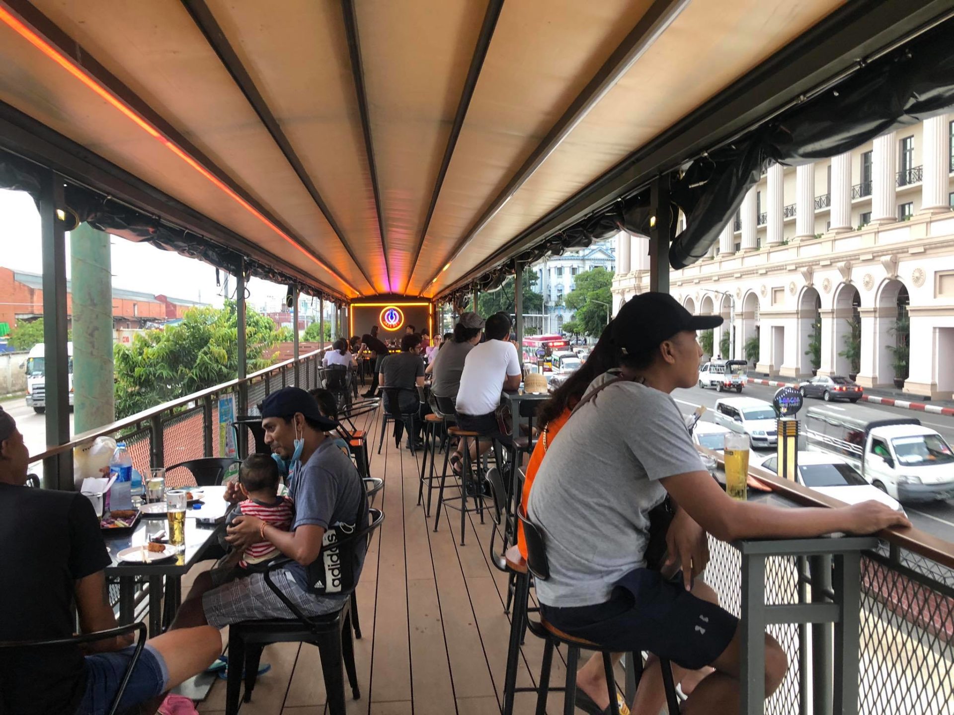 JAZZ CAFÉ & BAR: Drinking and Dining at the Yangon Night Market - MYANMORE