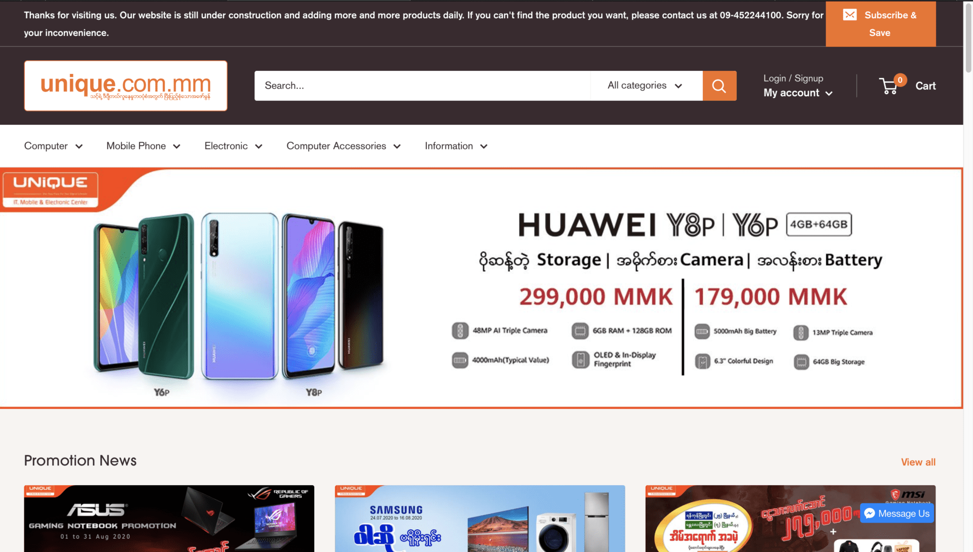 Get Electronics At Your Doorstep - Shopping Online - MYANMORE