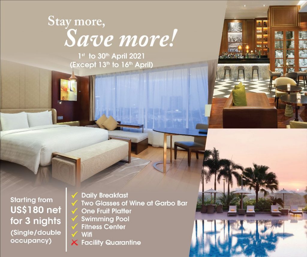 Staycations, Workcations & Promotions for April - MYANMORE