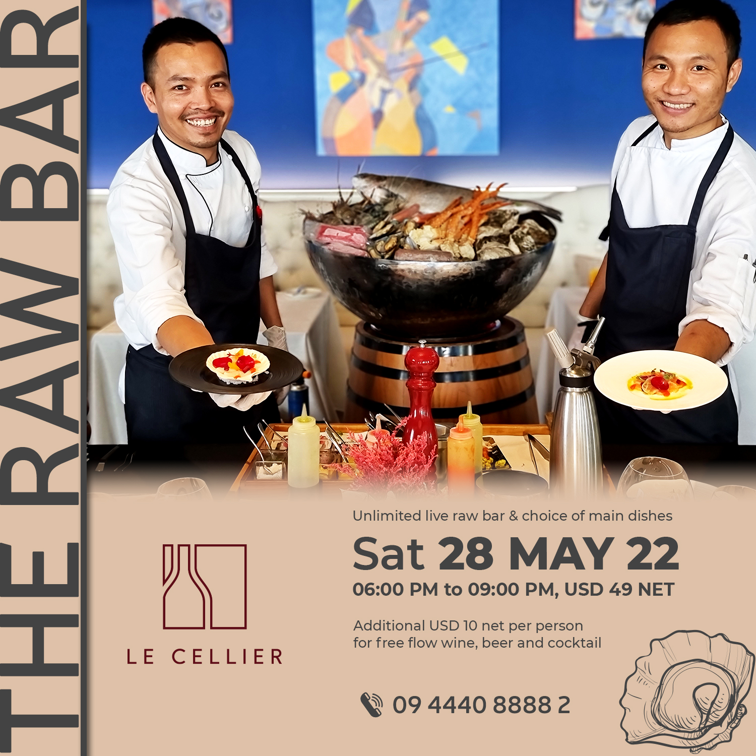 The Raw Bar: New culinary adventure guided by Chef Htun Htun - MYANMORE