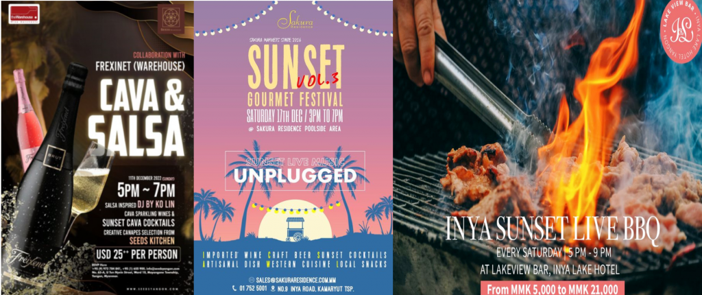 Your Delicate Sunset : Sunset parties of the Week - MYANMORE
