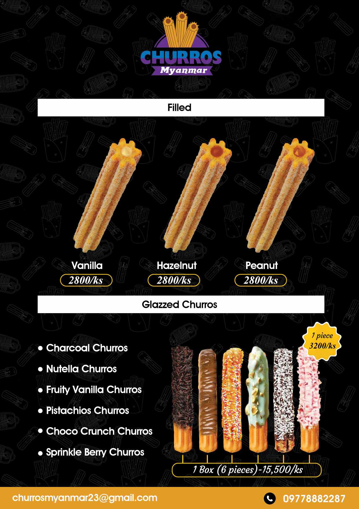 Churros Myanmar ready to serve crispy treats - MYANMORE