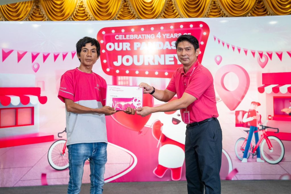 Riders Honoured at foodpanda Myanmar's 4th Anniversary Celebration ...