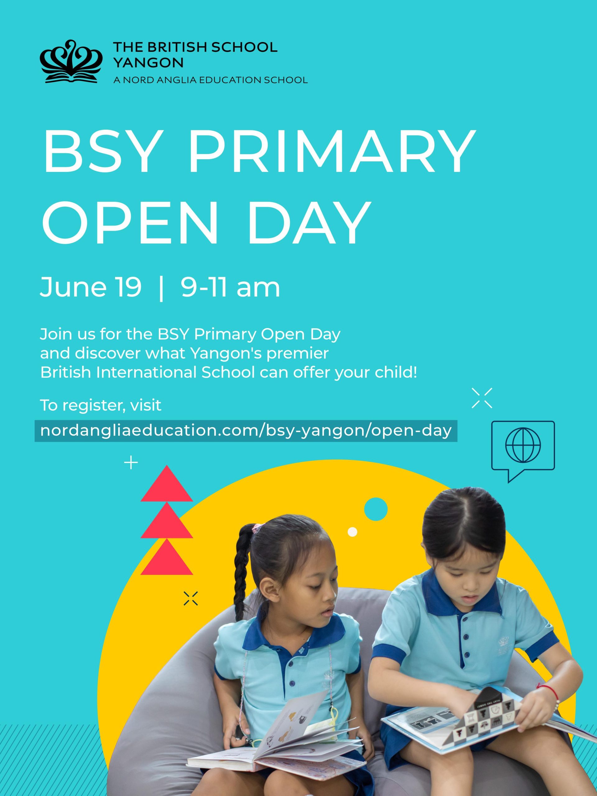 Discover excellence at the BSY Primary Open Day! - MYANMORE