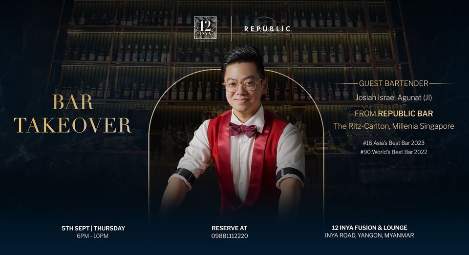 Republic Bar's JI mixes it up at 12 INYA - MYANMORE