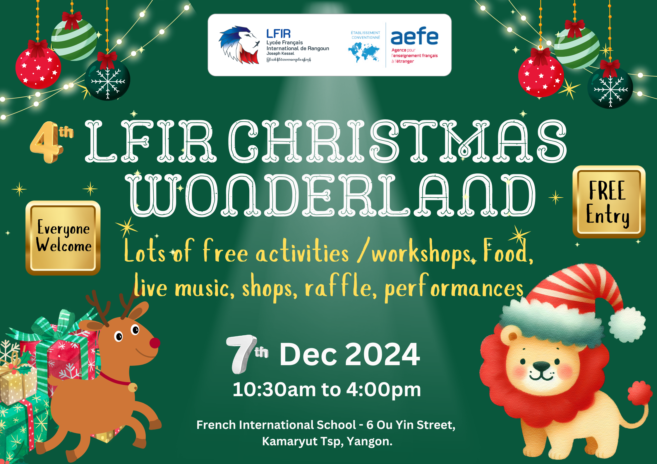 LFIR Christmas Wonderland: A Festive Family Day Out in Yangon - MYANMORE